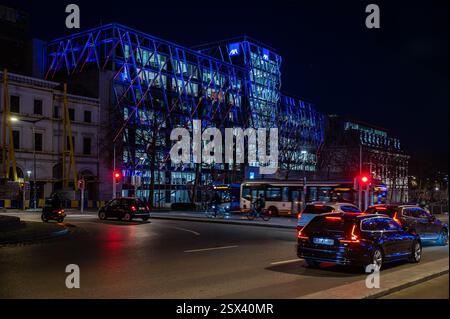 The AXA insurance and banking headquarters at Porte de Namur in Ixelles ...