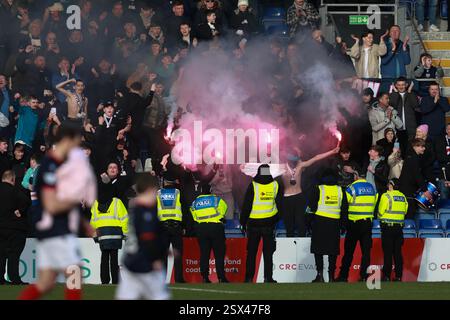Victoria Park, Dingwall, UK. 22nd Feb, 2025. Scottish Premiership ...