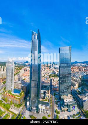 Urban Skyline of Dongguan City, Guangdong Province, China Stock Photo ...