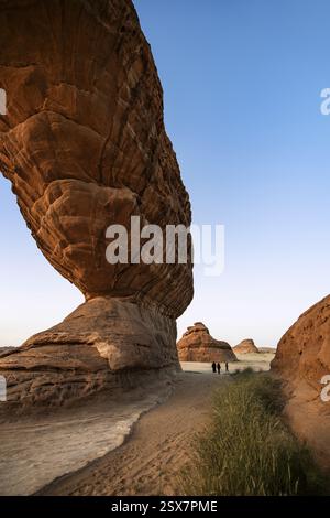 Rainbow Rock, The Arch, Hail Region, Al Ula, Saudi Arabia, Asia Stock ...