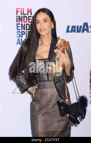Demi Moore 02/22/2025 2025 Film Independent Spirit Awards held at ...