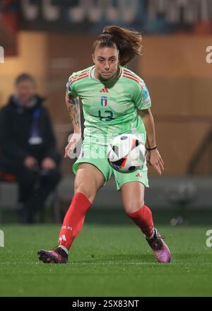 Monza, Italy. 21st Feb, 2025. Laura Giuliani of Italy salutes the fans ...