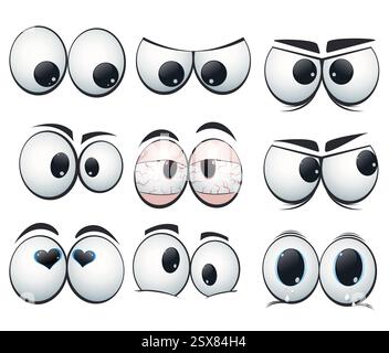 Angry eyes icon. Cartoon of angry eyes vector icon for web design ...