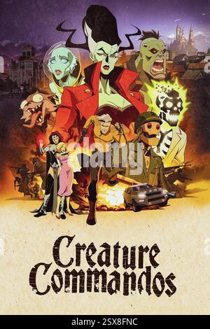 CREATURE COMMANDOS (2024), directed by MATT PETERS and SAM LIU. Credit ...