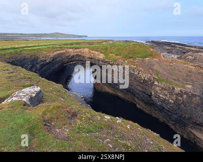 The Bridges of Ross were originally three rock arches that spanned deep ...