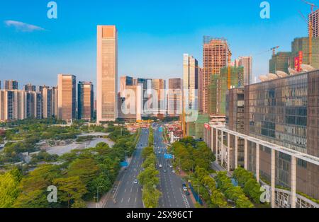 Aerial Scenery of Dongping New City, Foshan City, Guangdong Province ...