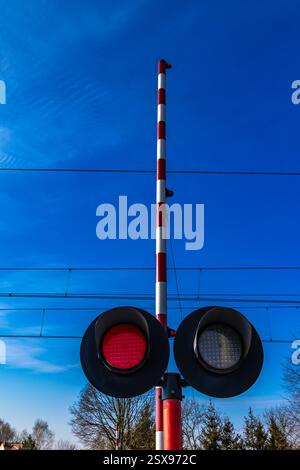 Tank crossing sign with warning lights of military vehicles, tanks ...