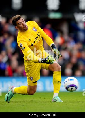 Ipswich Town goalkeeper Alex Palmer arrives at the ground ahead of the ...