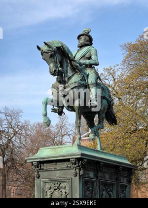 Monument of King William I. of Holland, at The Hague, 1870. Monument at ...