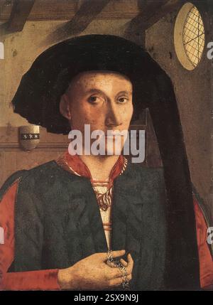 Petrus Christus’s portrait of Edward Grimston presents a refined ...