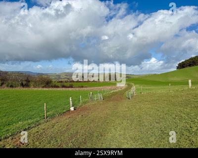 Chideock, Dorset from Quarry Hill: Walking the Sunken Lanes of Dorset ...