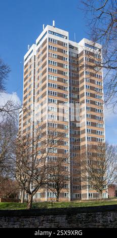 Westgate Court high rise flats,Westgate Road, Newcastle-upon-Tyne Stock ...