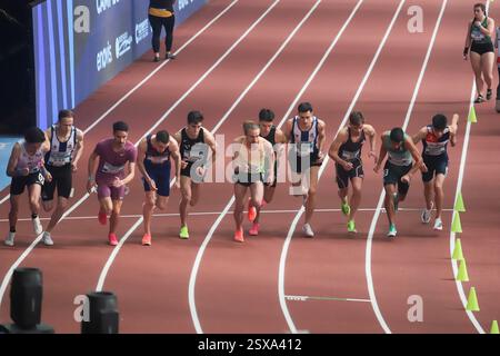 Madrid, Spain, 23rd February, 2025: Athlete Daniel García (New Balance ...