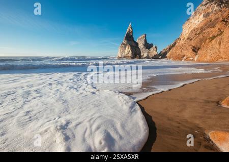 A low angle shot of an abandoned water tower with greenery in Seneca ...
