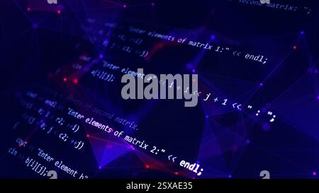 Digital plexus concept image visual Stock Photo - Alamy
