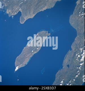 Haiti, satellite image Stock Photo - Alamy