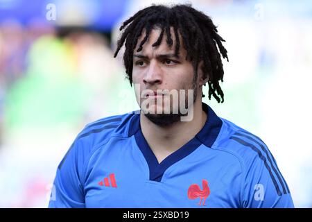 Mickael Guillard during the 6 or Six Nations Championship rugby match ...