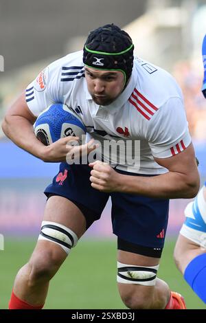 Paul Boudehent of France during the 2025 Six Nations Championship ...