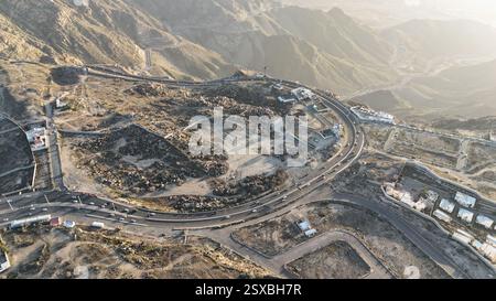 Saudi Arabia, Mecca, Taif, Aerial view of Al Hada Road Stock Photo - Alamy