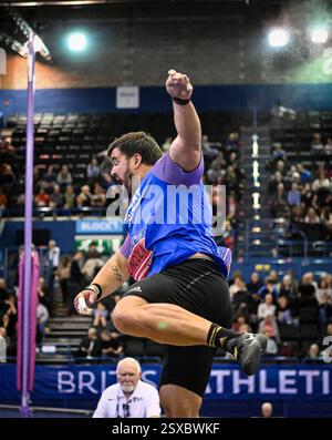 Scott Lincoln in action as he competes in the Men's Shot Put during The ...