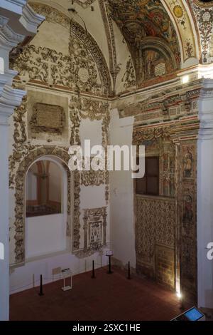 desecrated temple, exhibition hall during the Almagro International ...