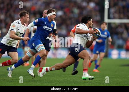 Yoram MOEFANA of France during the International Friendly rugby match ...