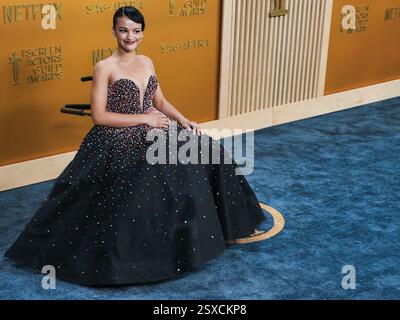 Marissa Bode walking on the red carpet at the The 97th Academy Awards ...