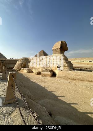 The Great Sphinx of Giza in the sun rays, Egypt Stock Photo - Alamy