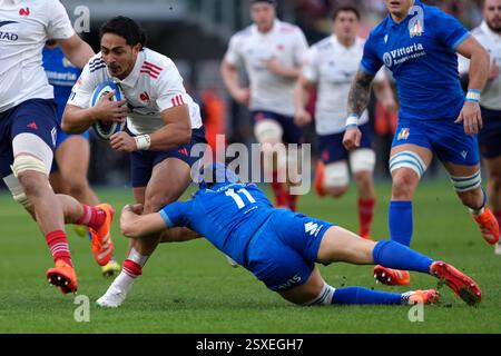 Yoram Moefana of France during the 2025 Six Nations Championship, rugby ...