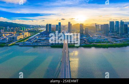 Lotus Bridge linking Zhuhai and Macau, China Stock Photo - Alamy