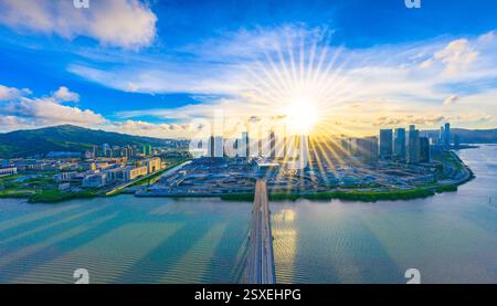 Lotus Bridge linking Zhuhai and Macau, China Stock Photo - Alamy