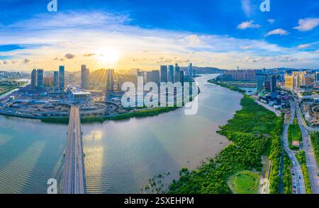Lotus Bridge linking Zhuhai and Macau, China Stock Photo - Alamy