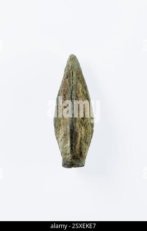 A Late Period arrow point made from bronze or copper alloy, dating back ...
