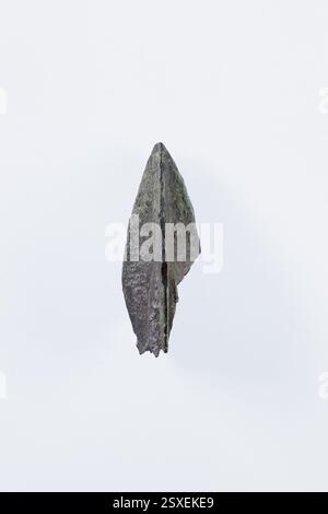 This arrow point, crafted from bronze or copper alloy, dates back to ...