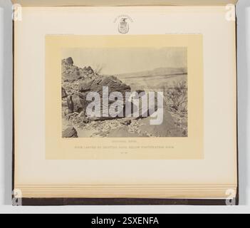 ROCK CARVED BY DRIFTING SAND BELOW FORTIFICATION ROCK, COLORADO RIVER ...