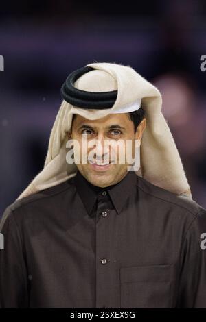 The President of the Qatar Tennis Federation Nasser al-Khelaifi and ...