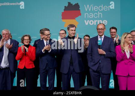A rally of the Christian Democratic Union (CDU) with CSU chairman Franz ...