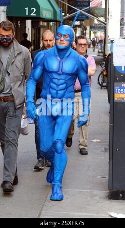 Actor Peter Serafinowicz was in costume on the set of the new movie ...