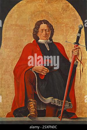 The Griffoni Polyptych by Francesco del Cossa includes an image of St ...