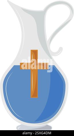 Baptism Water pitcher Religious Icon Stock Vector Image & Art - Alamy