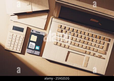 Business concept, laptop and other objects in Bucharest, Romania, 2021 ...