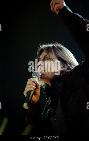 Milan Italy 1995: Gianni Togni,Italian singer, during the live concert ...
