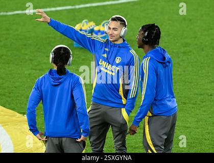 Mateo Joseph (Leeds United) before the Sky Bet Championship match ...