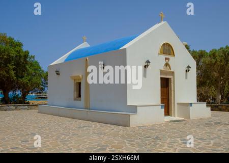 Saint Konstantinos Church, Kato Gouves, Crete Stock Photo - Alamy