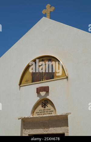 Saint Konstantinos Church, Kato Gouves, Crete Stock Photo - Alamy
