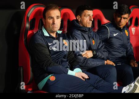 Jagoba Arrasate head coach of RCD Mallorca looks on during the LaLiga ...