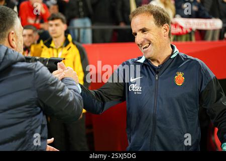 Jagoba Arrasate, head coach of RCD Mallorca during the Spanish ...
