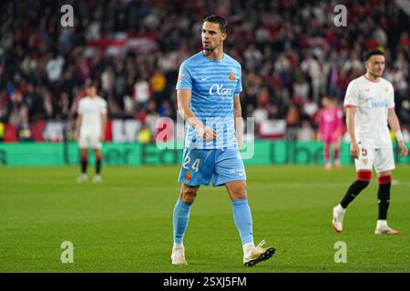 Martin Valjent of RCD Mallorca during the La Liga EA Sports match ...
