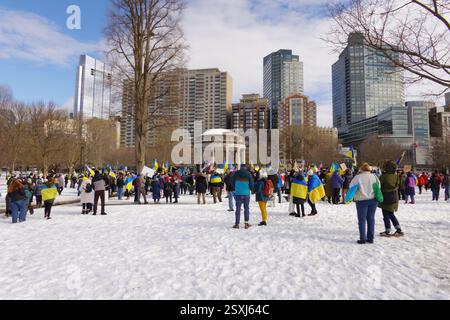 Stand with Ukraine - 3rd Anniversary of Rashist Invasion, Boston, 2025 ...