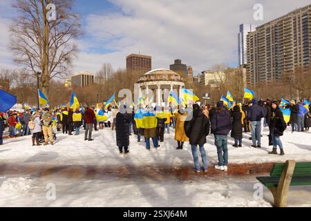 Stand with Ukraine - 3rd Anniversary of Rashist Invasion, Boston, 2025 ...
